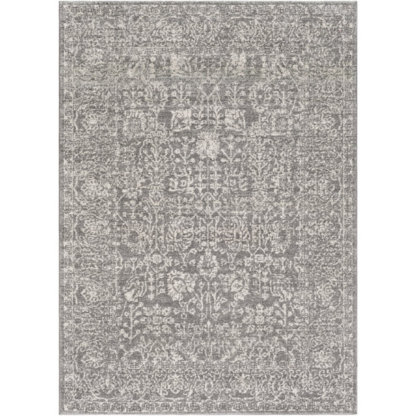 Lark Manor Tapis oriental gris anthracite / gris clair / beige Mosheim et Commentaires - Wayfair ...